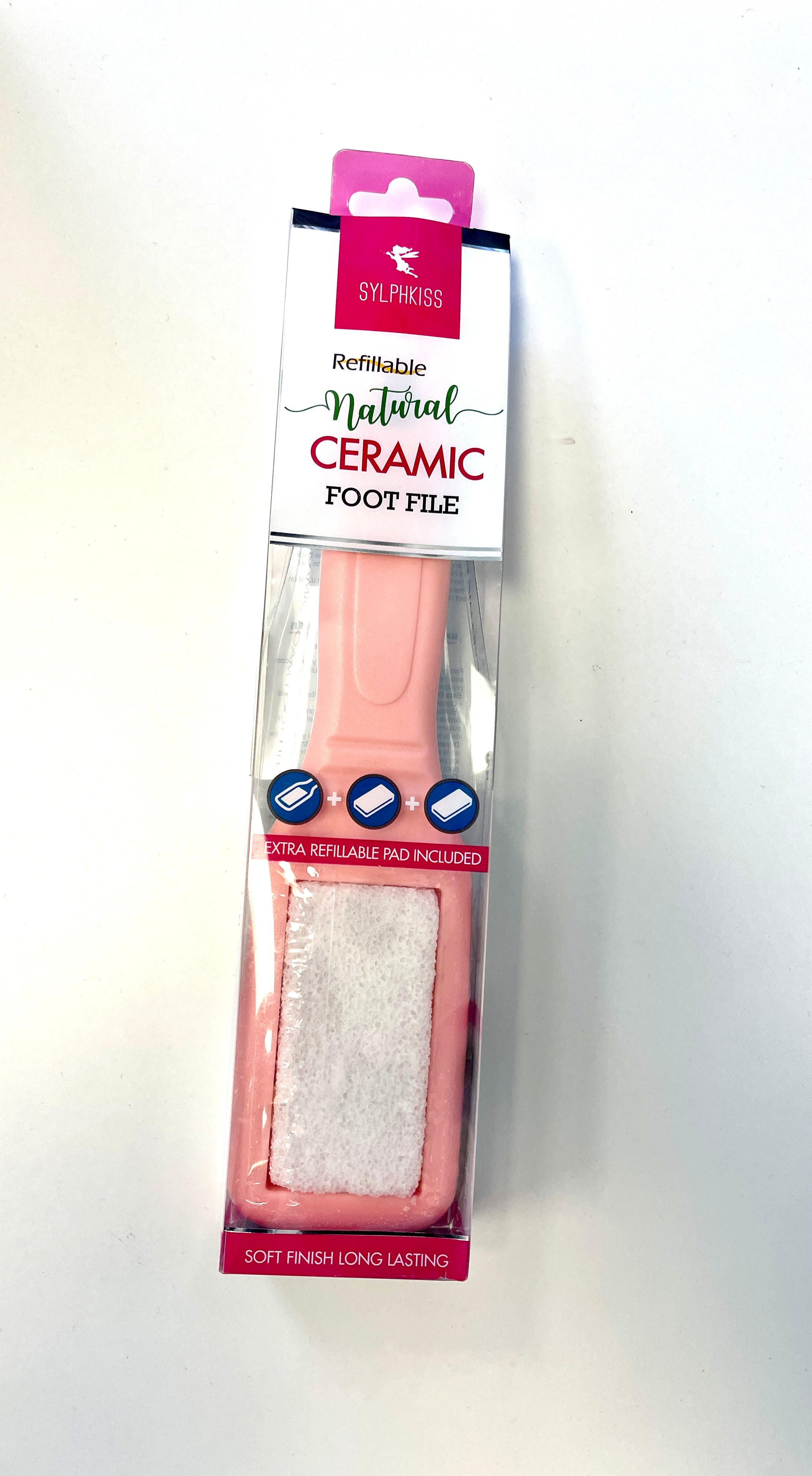 SYLPHKISS - NATURAL CERAMIC FOOT FILE – NAYAK BEAUTY SUPPLY