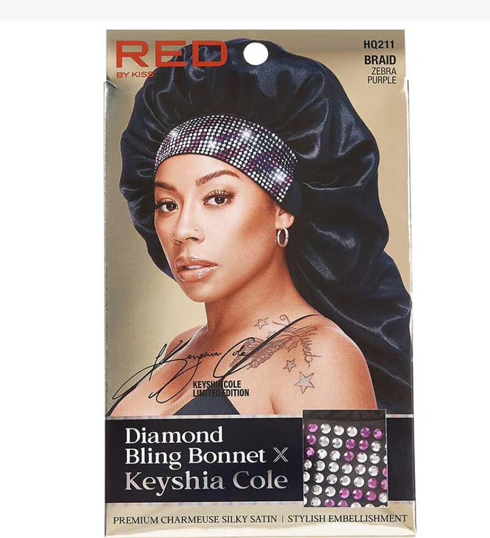 Red by Kiss-keyshia Cole-Diamond-braid-bonnet-special - Zebra Purple ...