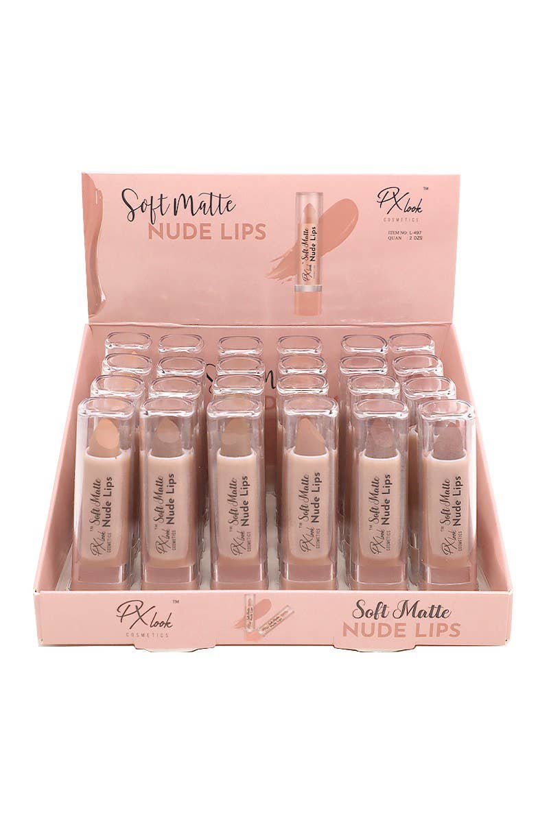 Prolux L-497 Soft Matte Nude Lipstick – NAYAK BEAUTY SUPPLY